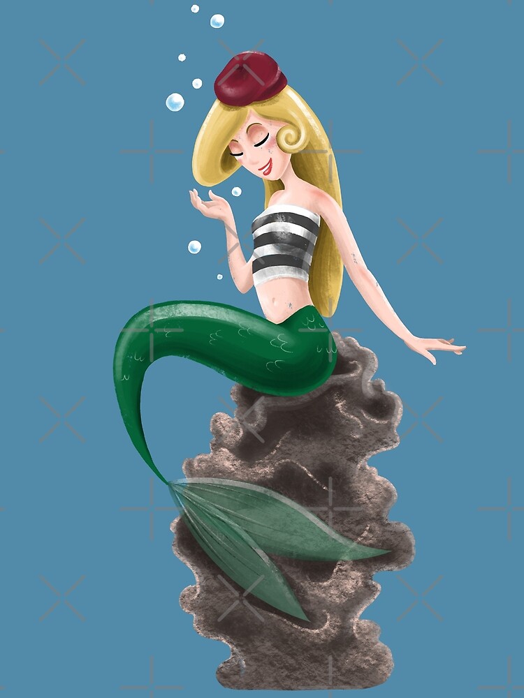 "French mermaid" Poster for Sale by athertoncustoms | Redbubble
