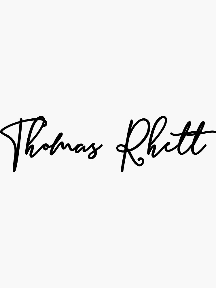 "Thomas Rhett" Sticker by poh214 | Redbubble