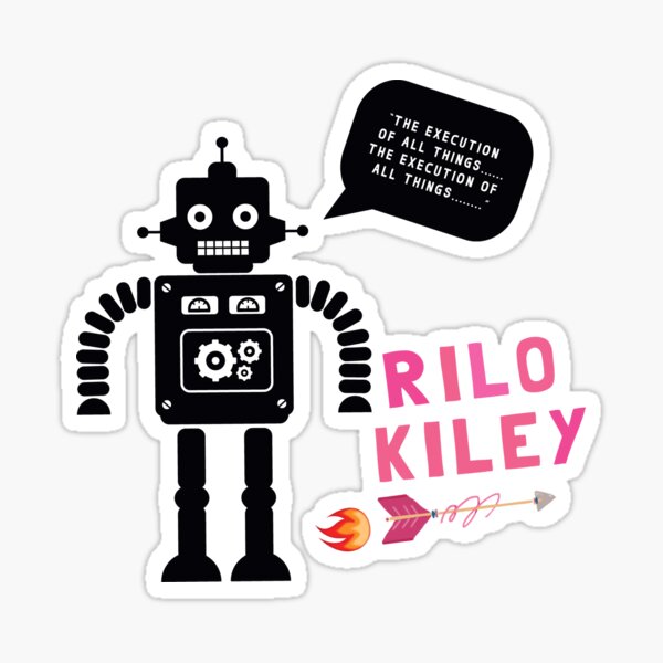 "Rilo Kiley T-Shirt, rilo kiley lyrics" Sticker by creativethemes1 ...