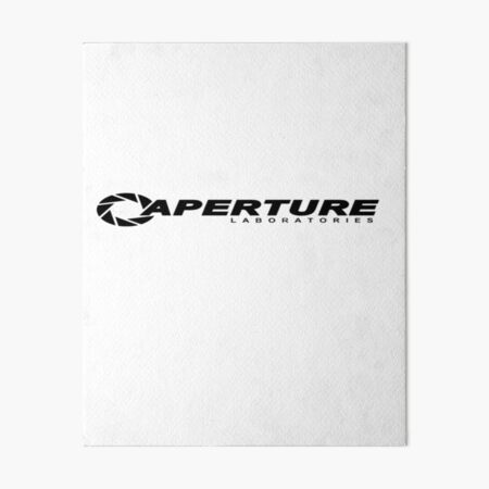 "PORTAL APERTURE SCIENCE" Art Board Print for Sale by jeancrapeau ...