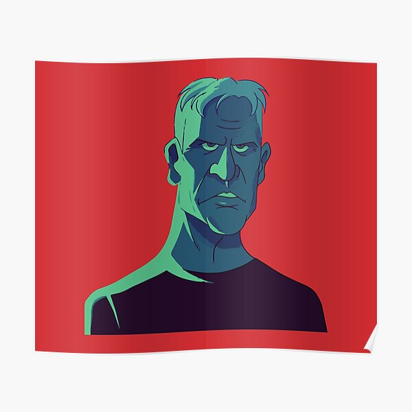 "Rick Deckard from Blade Runner 2049 illustration" Poster by AndresZov ...