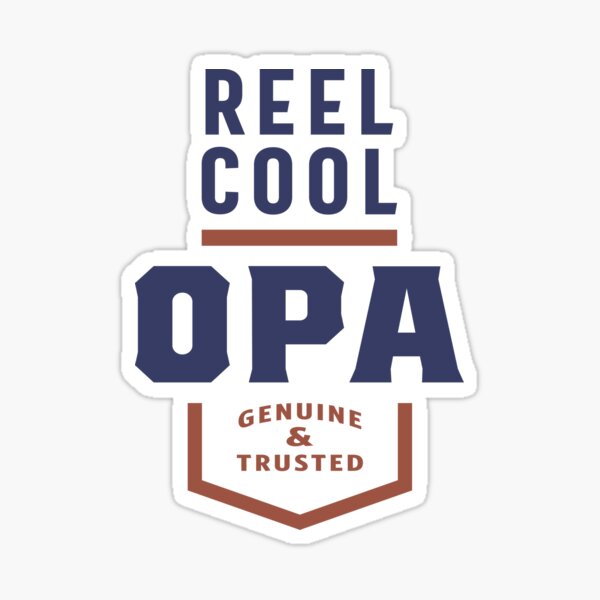 "Reef Cool Opa" Sticker for Sale by cidolopez | Redbubble