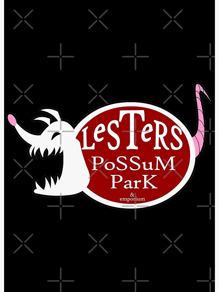"Lester's Possum Park" Art Board Print for Sale by robotghost | Redbubble