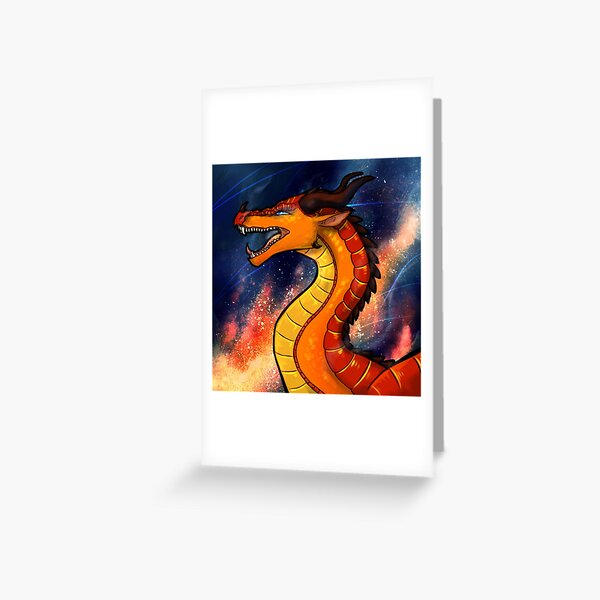 "Wings of Fire - Peril in the Fire and Flames" Greeting Card for Sale ...