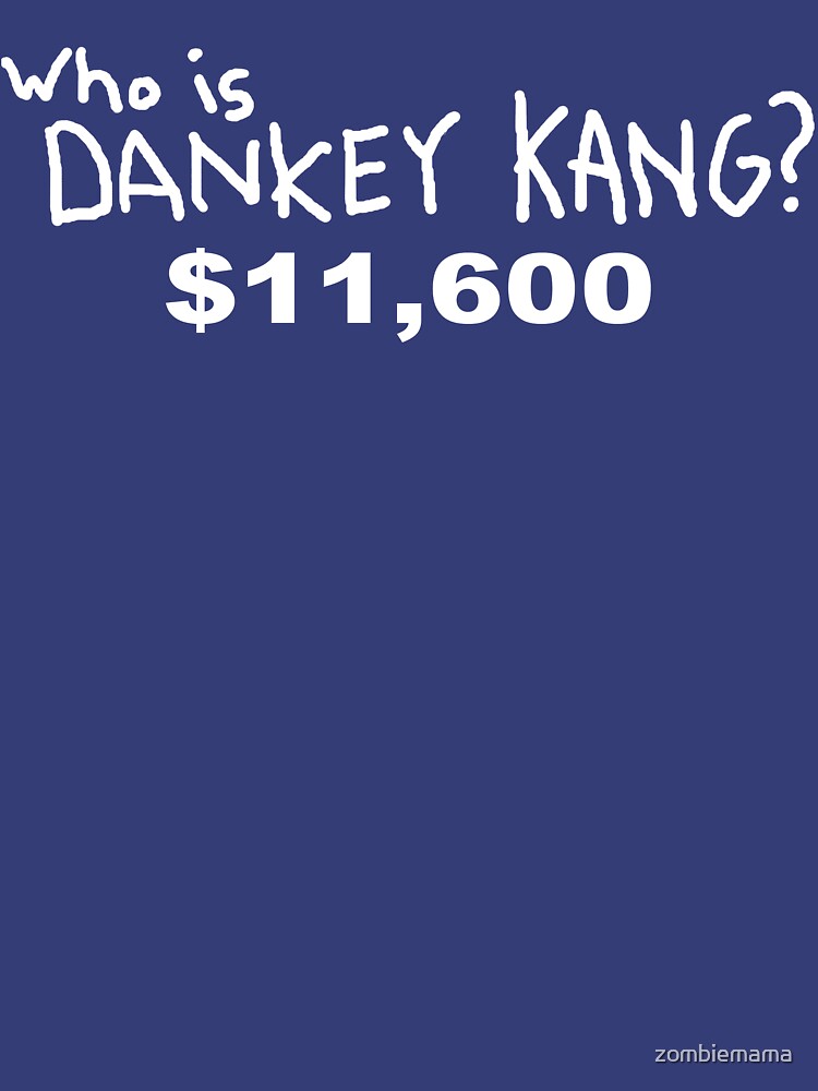 "Dankey Kang" T-shirt for Sale by zombiemama | Redbubble | jeopardy t ...