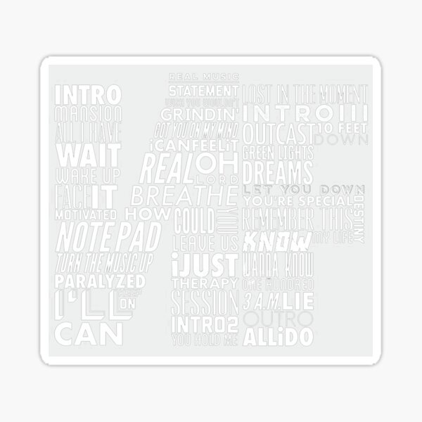 "NF" Sticker for Sale by fordmaxine | Redbubble