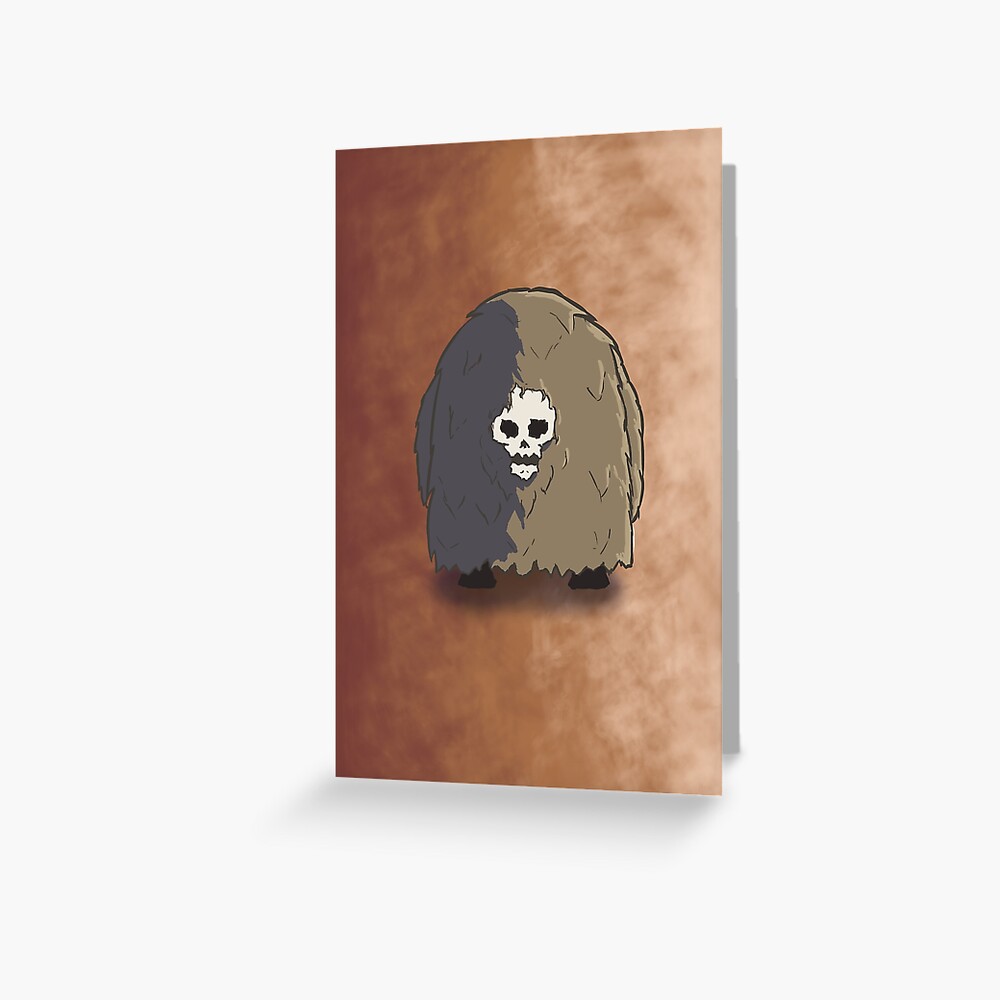 "Fluff skull" Greeting Card by LazyDreams | Redbubble
