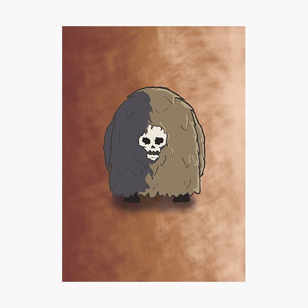 "Fluff skull" Photographic Print for Sale by LazyDreams | Redbubble