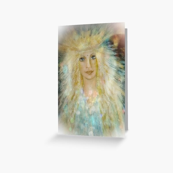 "Shaman Angel" Greeting Card by Lilaviolet | Redbubble