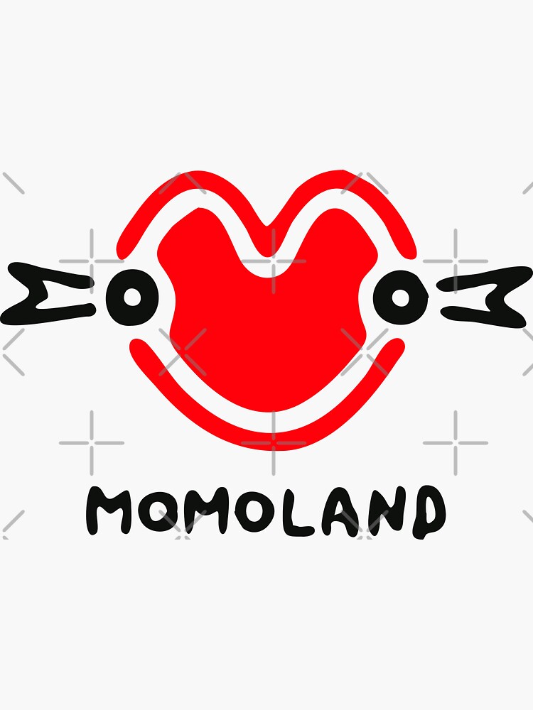 "MOMOLAND LOGO" Sticker by PepGuardi | Redbubble