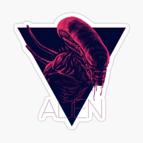 "Alien - Movie" Sticker for Sale by BadgerofWater | Redbubble