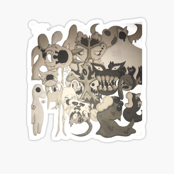 "Undertale Amalgamates Paper and Pen" Sticker for Sale by Omega-Flowey ...