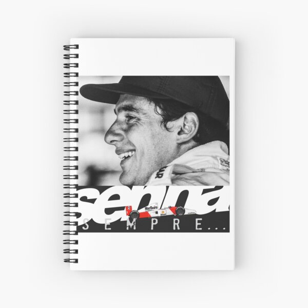 Ayrton Senna Spiral Notebooks | Redbubble