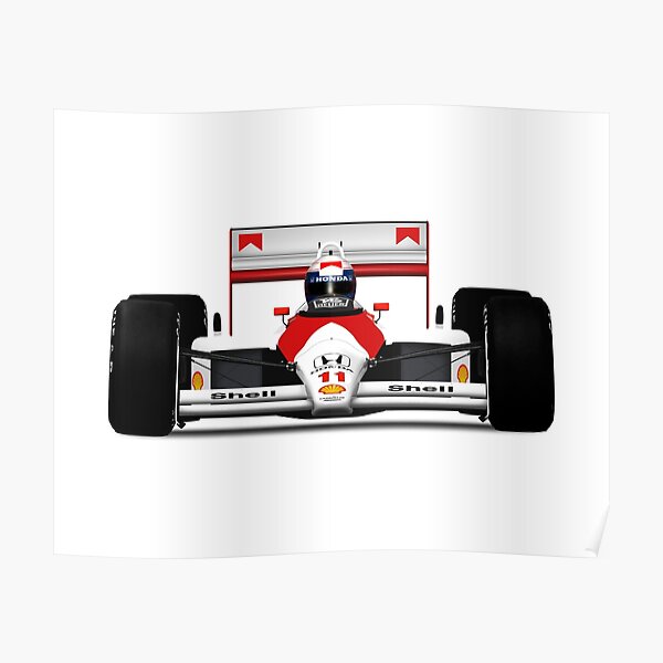 "Alain Prost - MP4/4" Poster for Sale by JageOwen | Redbubble