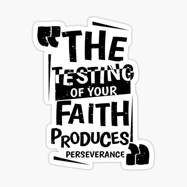 "Perseverance" Sticker for Sale by ThePrintees | Redbubble