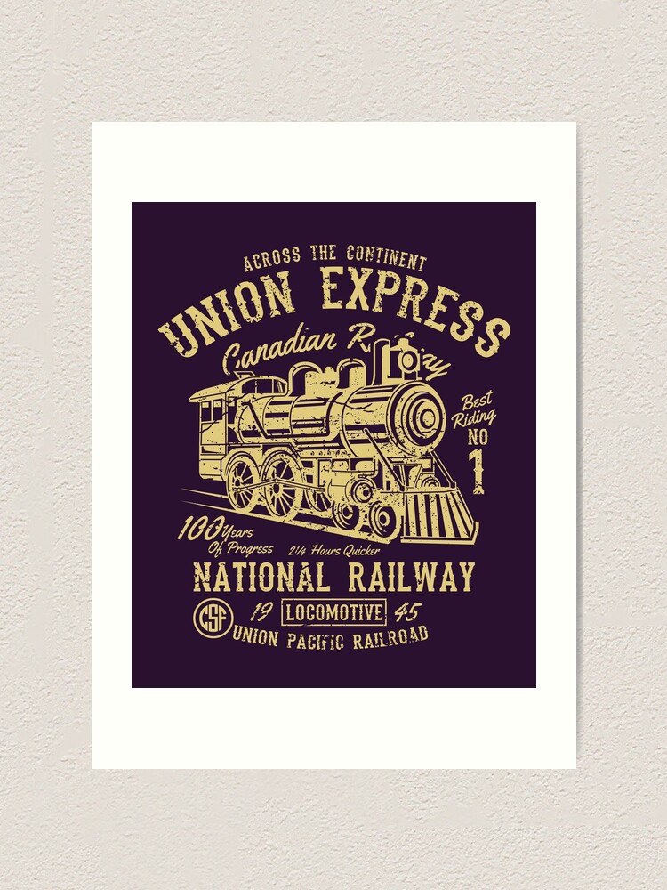 "Union Express" Kunstdruck von crazy-s-factory | Redbubble