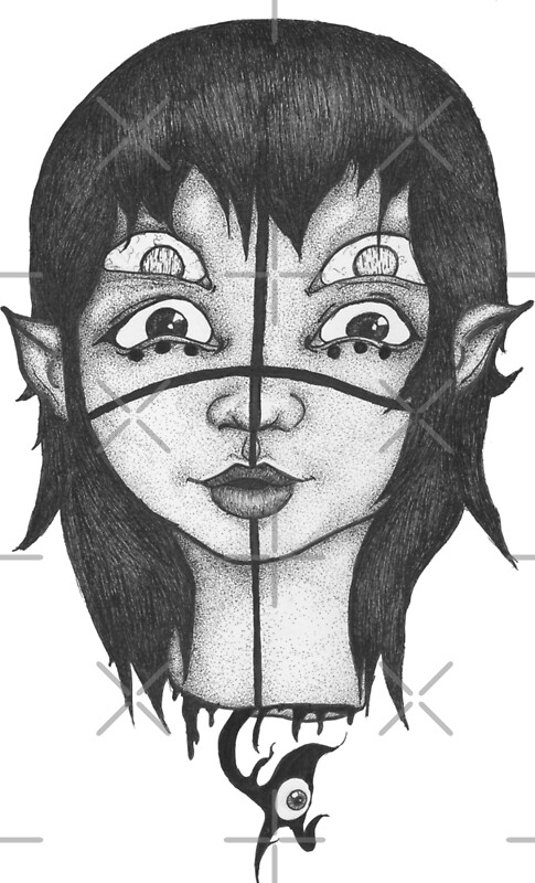 "Bodiless Elven Girl" by Catarax | Redbubble