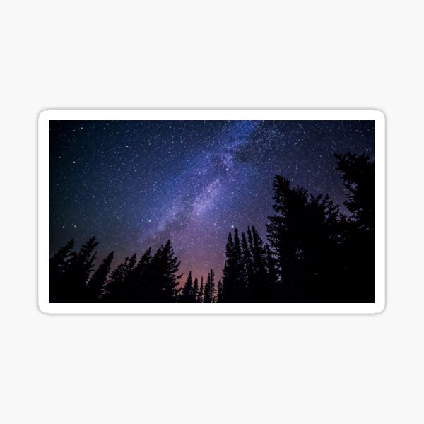 "Milky Way" Sticker for Sale by SeeUSpaceCowboy | Redbubble