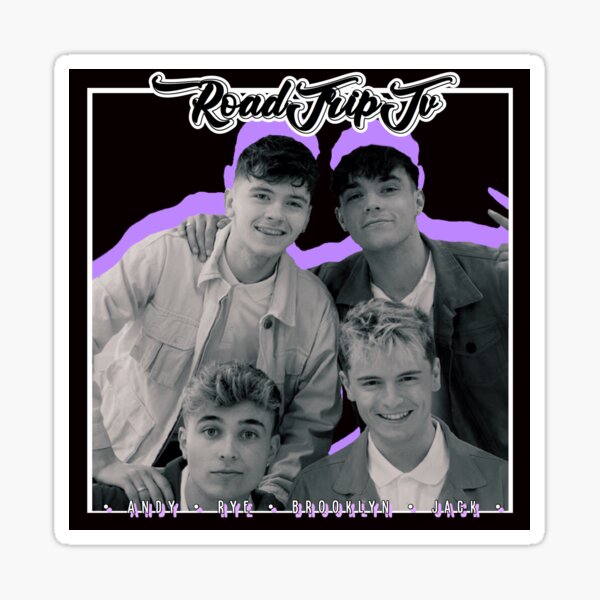 "roadtriptv - 4 Peice " Sticker for Sale by DesignerGibson | Redbubble