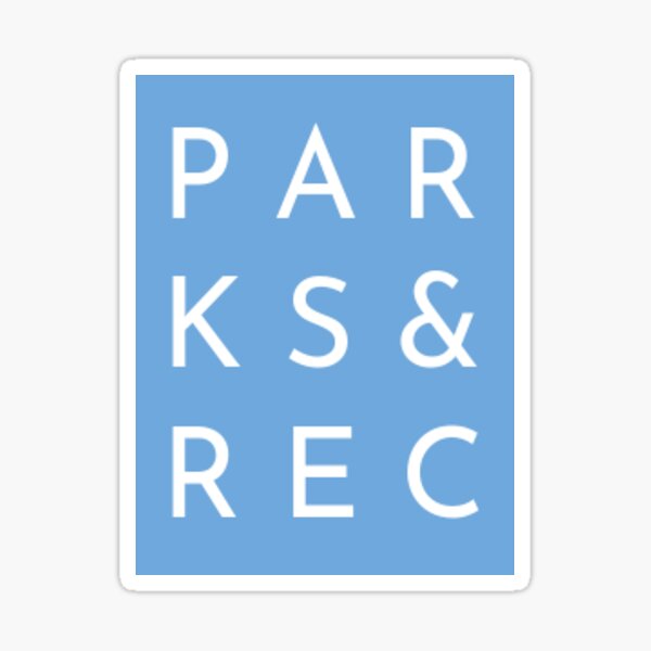 "artsy parks and rec sticker" Sticker for Sale by cstetina27 | Redbubble