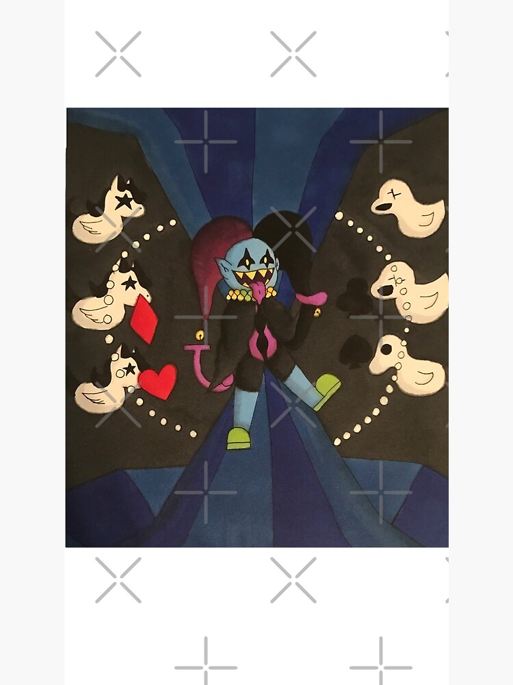 Lámina fotográfica «Jevil deltarune undertale fanart» de Omega-Flowey ...