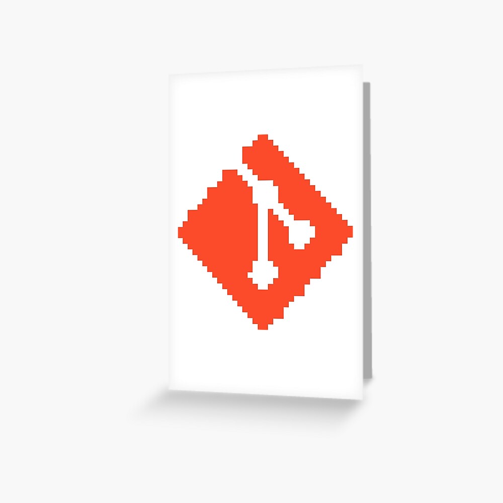 "Git Retro 8-Bit Logo" Sticker for Sale by sirajcho | Redbubble