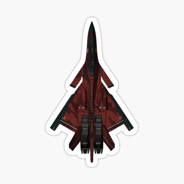 "CFA-44 Nosferatu 'Strigon Leader'" Sticker by AceCombatNugget | Redbubble