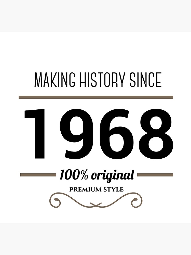 Póster «Making history since 1968» de JJFarquitectos | Redbubble