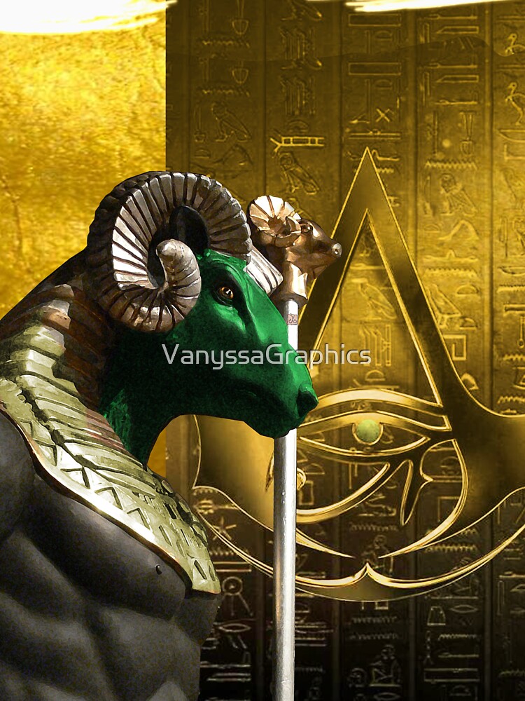 "Amun-Ra Egyptian Ram Chief God of Self Creation (Photo by ACCI) 7" T ...