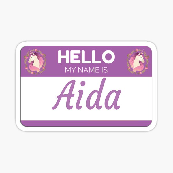 Aida Stickers | Redbubble