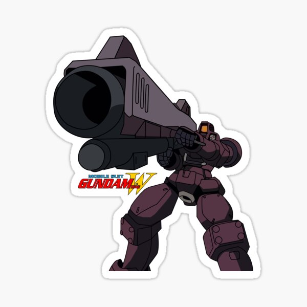 "Leo Beam Canon Gundam Wing" Sticker for Sale by lman32 | Redbubble