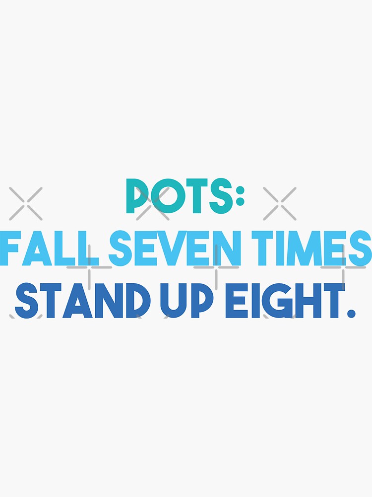 "Postural Orthostatic Tachycardia Syndrome (POTS) Awareness" Sticker ...