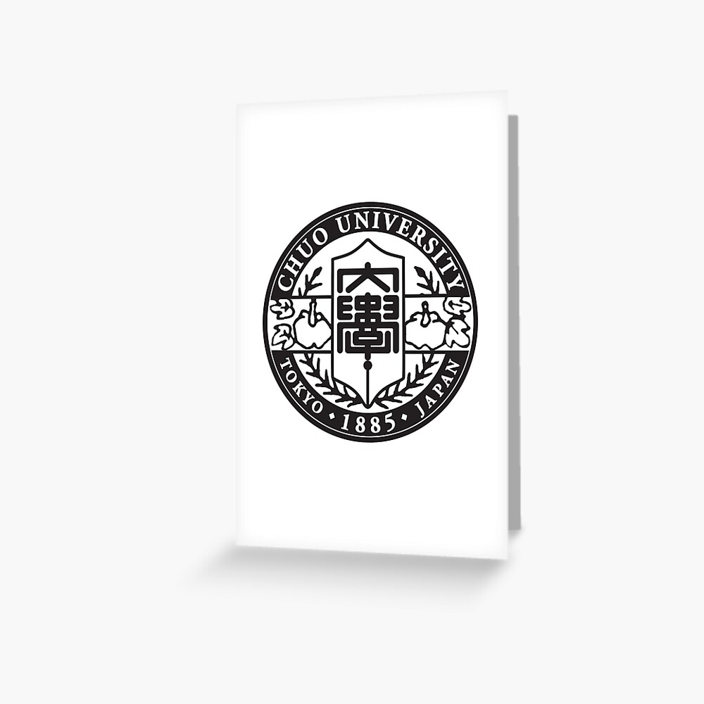 "Chuo University Japan logo" Greeting Card for Sale by fujifabric ...