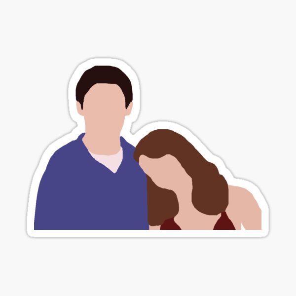 "naley" Sticker for Sale by Kyleigh Moore | Redbubble