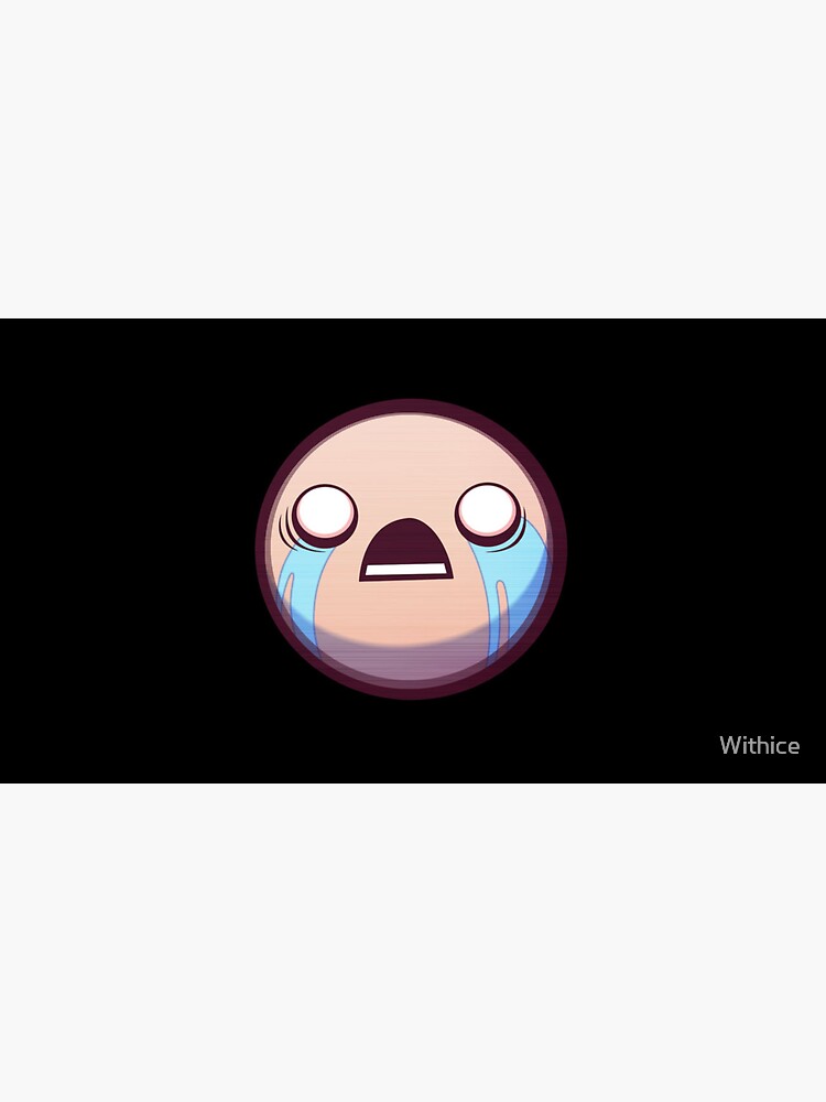"The isaac crying" Sticker by Withice | Redbubble