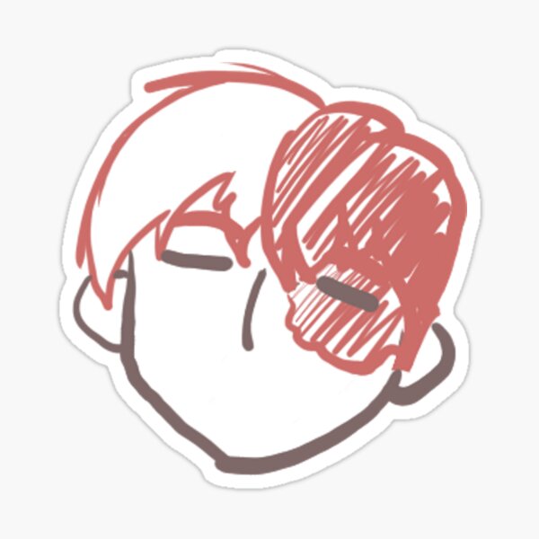 "Chibi Todoroki" Sticker for Sale by thetryingartist | Redbubble