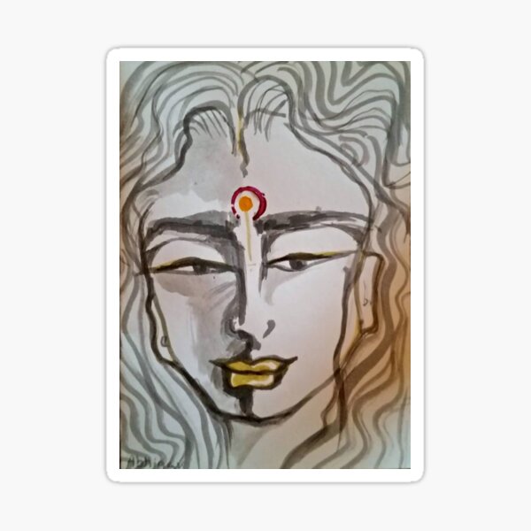 "Saadhoo/Sadhu" Sticker by AbhinavVats | Redbubble