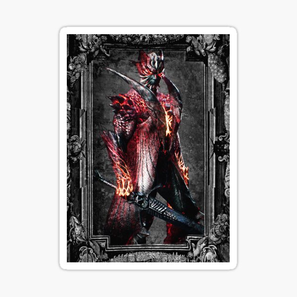 "Lord Dante Sparda Devil trigger" Sticker for Sale by SyanArt | Redbubble
