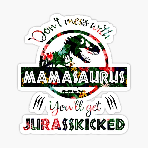 Electronics & Accessories Mamasaurus Jurassic Park Inspired Decal Car ...