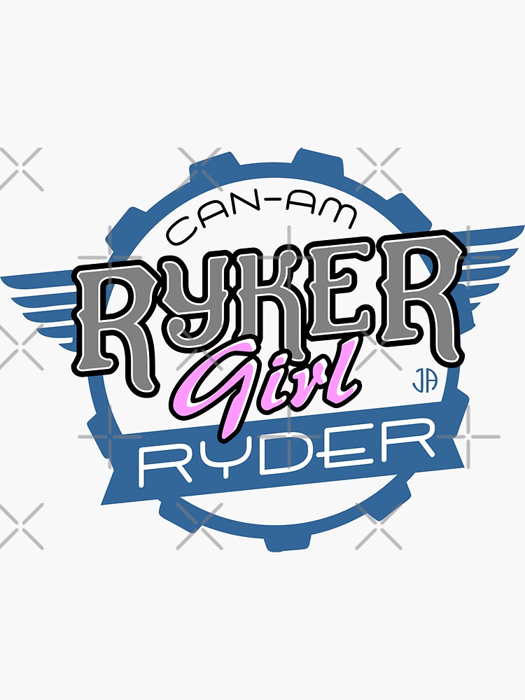 "Can-Am Ryker Girl Ryder" Sticker for Sale by Julio Aburto | Redbubble