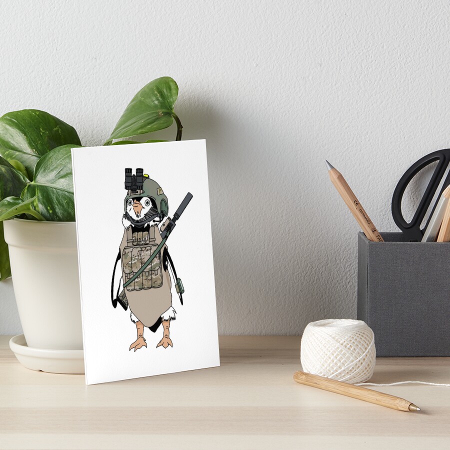 "Tactical penguin" Art Board Print for Sale by Business-Rambo | Redbubble