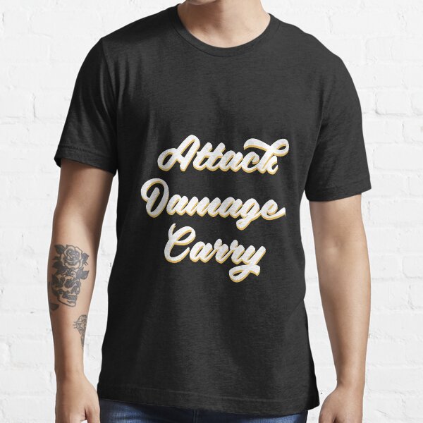 "ADC - Attack Damage Carry" T-shirt for Sale by emilymckelvey ...