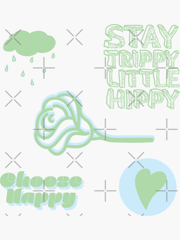 "Light Green Aesthetic Pack - Cute sticker bundle" Sticker by The-Goods ...