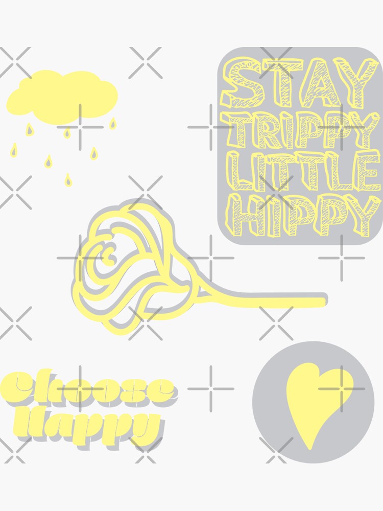 "Light Yellow Aesthetic Pack - Cute sticker bundle" Sticker by The ...