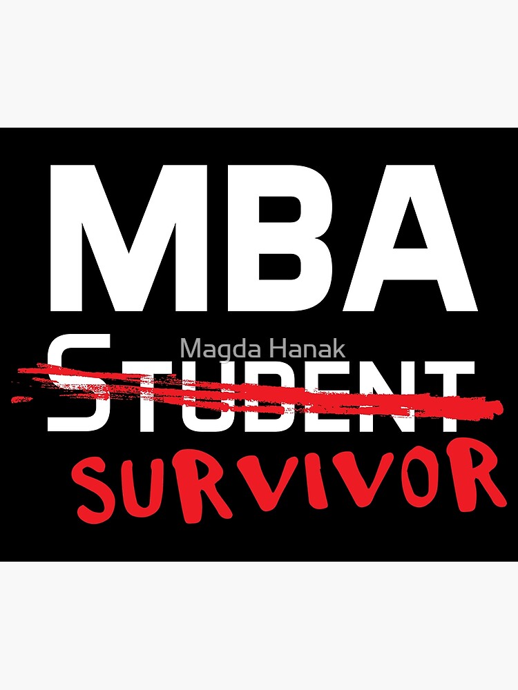"MBA Student Graduation " Poster for Sale by Magda Hanak | Redbubble