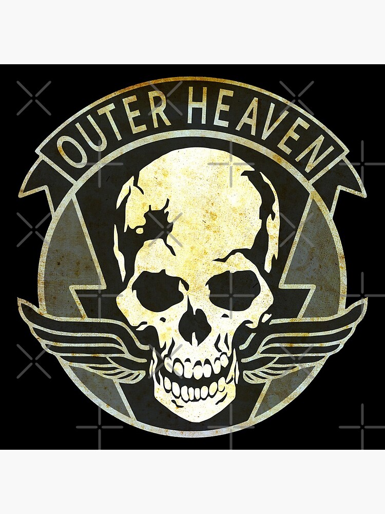 "-GAMING- Outer Heaven Rust Logo" Poster for Sale by ShimadaSan | Redbubble