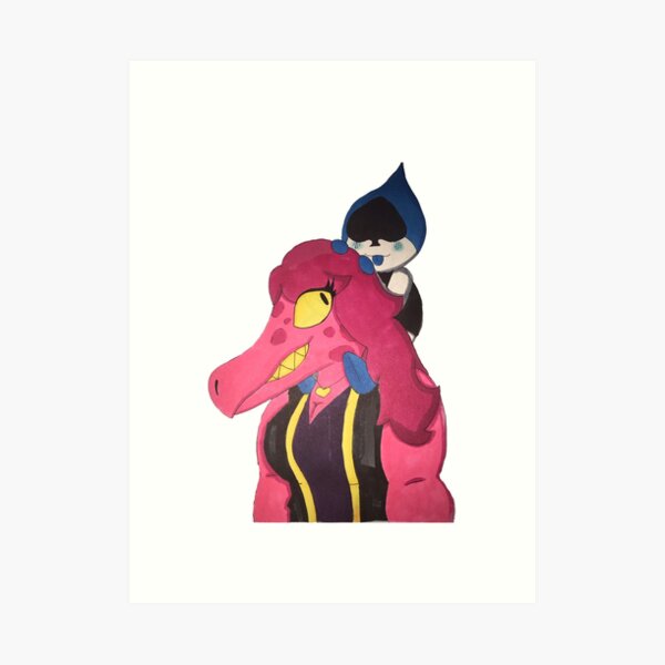 "Susie and Lancer Deltarune Undertale art" Art Print for Sale by Omega ...