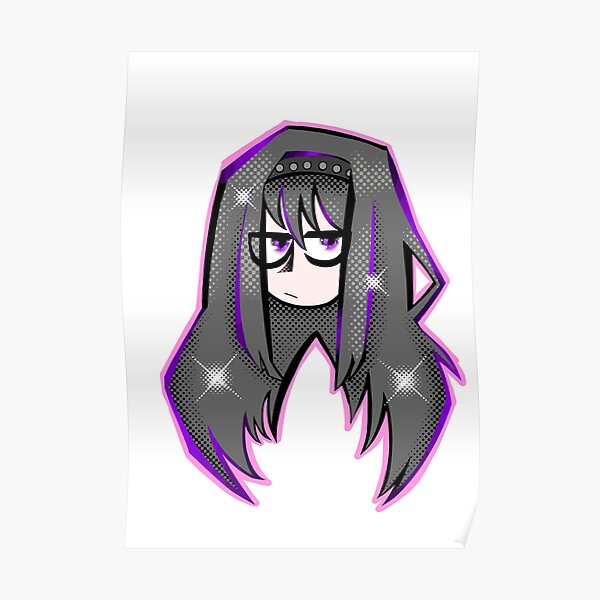 "Homura Akemi Chibi" Poster by Toastdraws | Redbubble