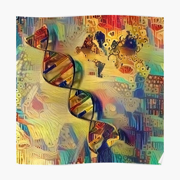 "DNA strand" Poster by rolffimages | Redbubble
