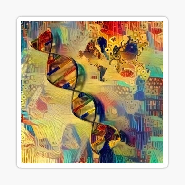 "DNA strand" Sticker for Sale by rolffimages | Redbubble